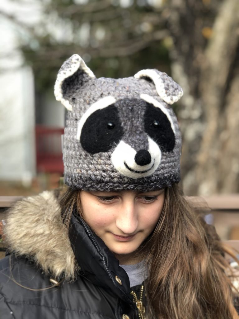 Raccoon hat - Beezoo by Kate