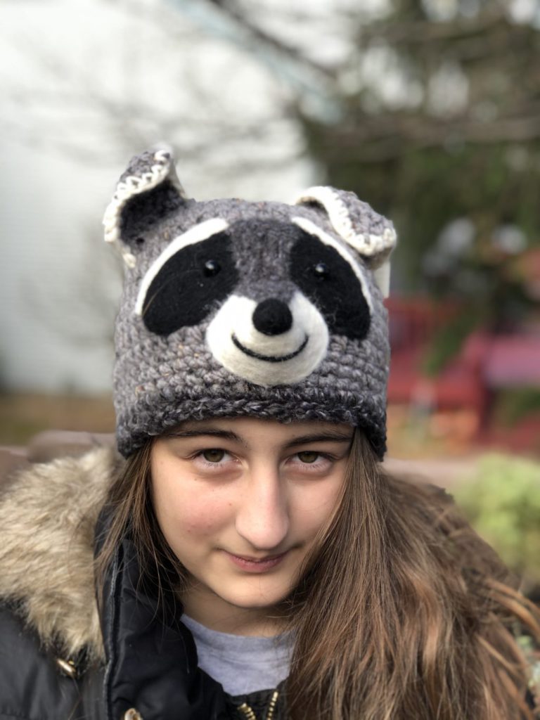 Raccoon hat - Beezoo by Kate