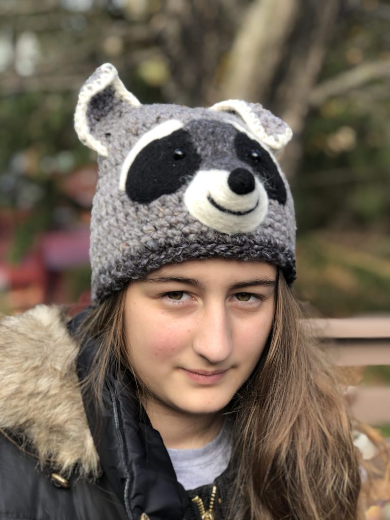 Raccoon hat - Beezoo by Kate