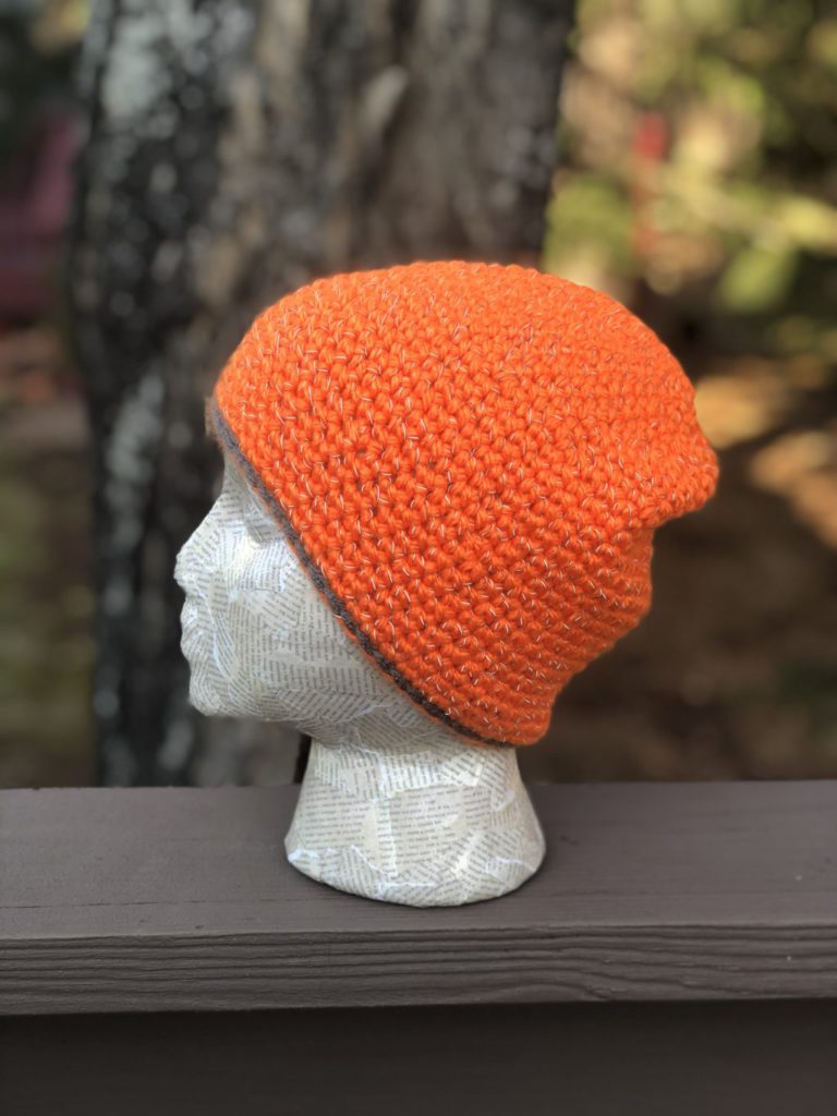 Orange reflective hat - Beezoo by Kate