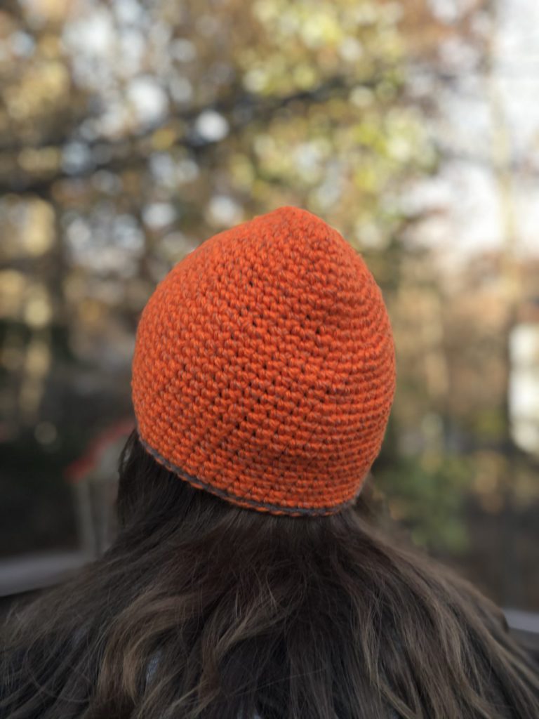 Orange reflective hat - Beezoo by Kate
